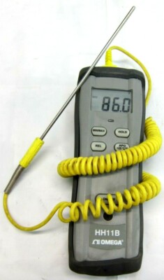Omega HH11B Digital Thermometer, For Parts/ Repair | eBay