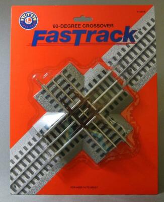 LIONEL FASTRACK 90 DEGREE CROSS OVER train track fasttrack o gauge 6 ...