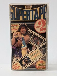 WWF WWE Supertape Vol. 2 - Wrestling Video VHS - RARE - Rental Tape ...