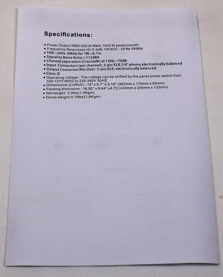 LASE Replacement Amplifier Module EKX-18SP for Electro Voice EV EKX ...