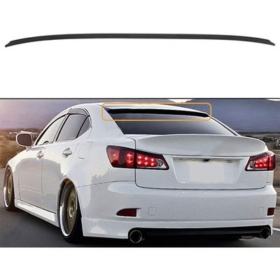 Windows Visor For 06-12 IS250 IS350 VIP Matte FlatRear Roof Spoiler ...
