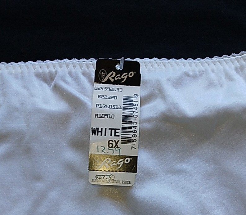 2 Pair NWT Vintage Rago Tummy Control Shapware Brief Style 511 Panties ...