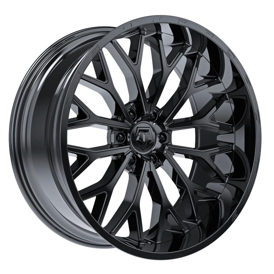 (Set-4) TIS 565B 24X10 6x139.7 -24mm Gloss Black Wheels Rims 24 Inch | eBay