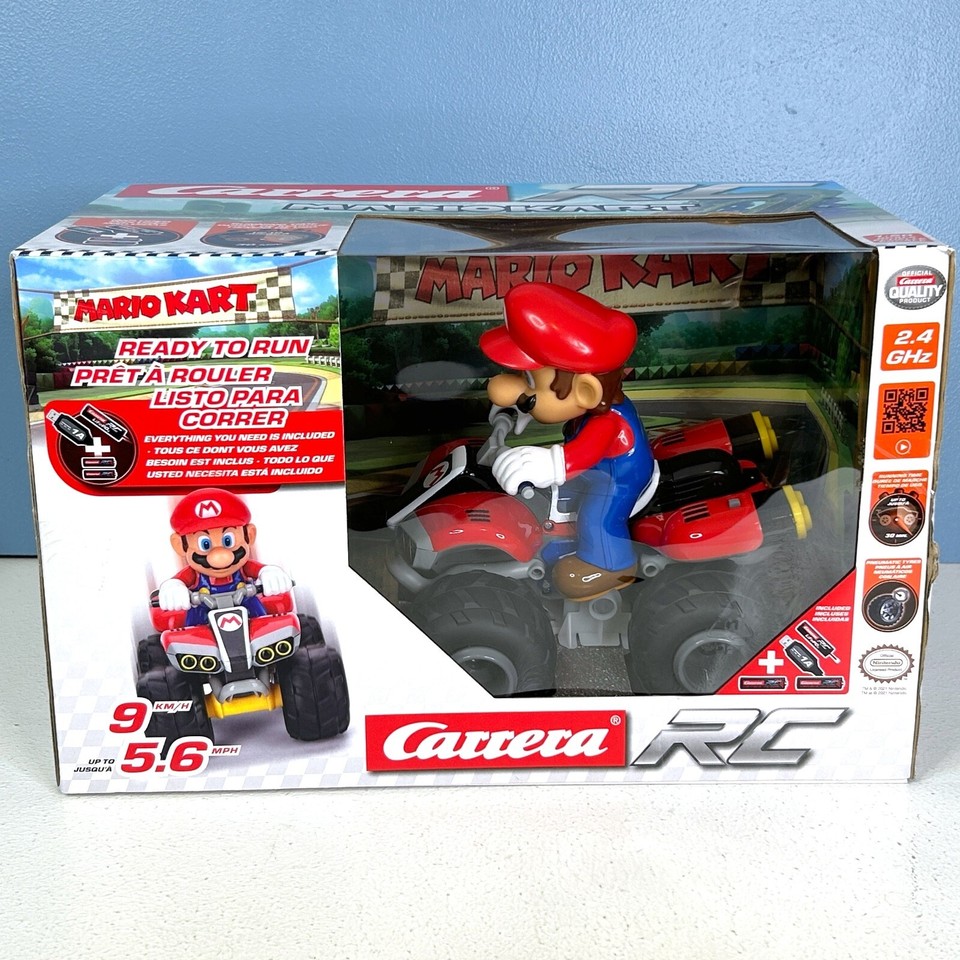 Carrera RC Nintendo Mario Kart 1:20 Scale Remote Control Toy Car QUAD 4 ...