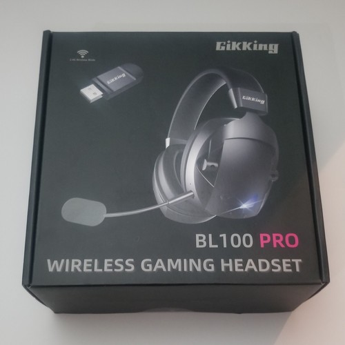 GIKKING BL100 Pro Wireless Gaming Headset Black Bluetooth - New Sealed ...