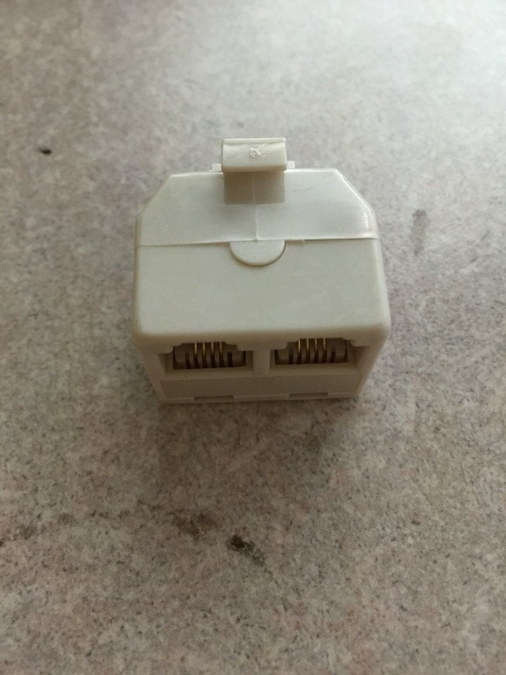 3pcs 2WIRE DUAL JACK PHONE SPLITTER ADAPTER | eBay