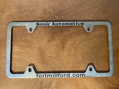 Fort Mill Ford Sonic Automotive South Carolina License Plate Frame ...