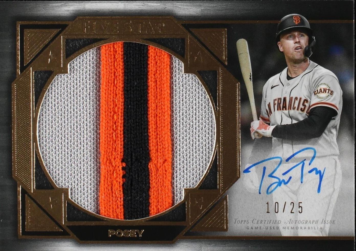 2022 Topps Five Star - Five Star Autographed Jumbo Prime Relics Buster ...