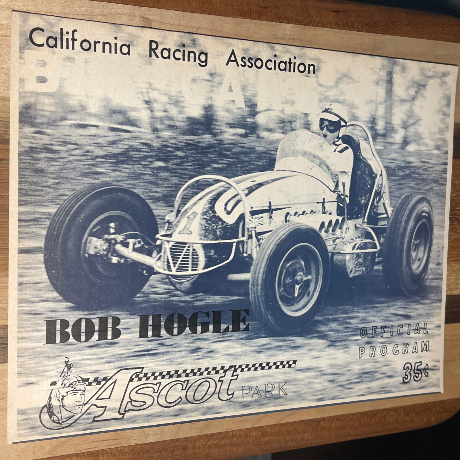 1964 Ascot Park CRA Race Program, Bob Hogle Cover | eBay