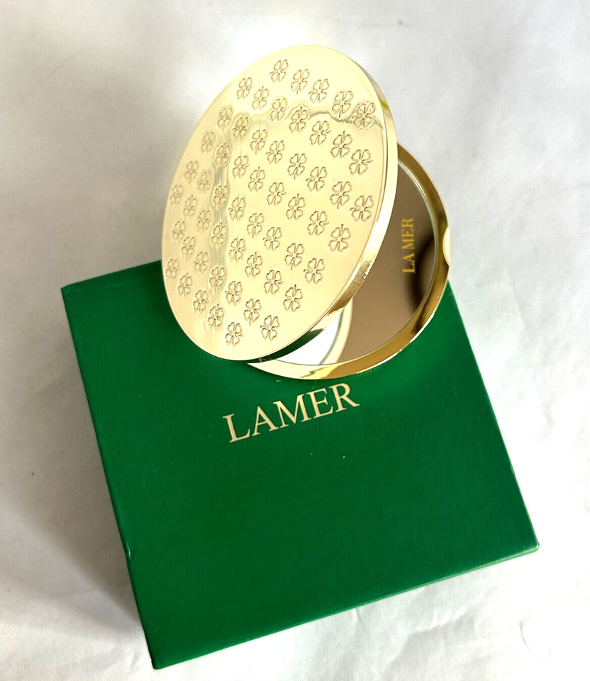 LAMER Golden Round Compact Mirror -NEW in box. GREAT GIFT! | eBay