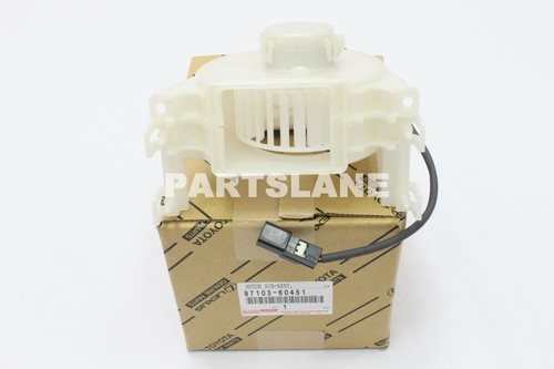 87103-60451 Toyota OEM Genuine MOTOR SUB-ASSY, BLOWER W/FAN(FOR COOL ...