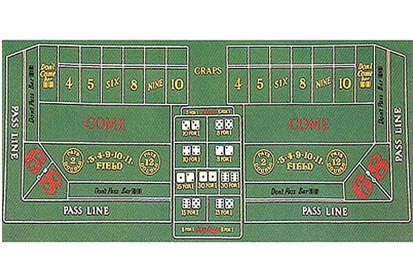 Craps Table Layout Printable