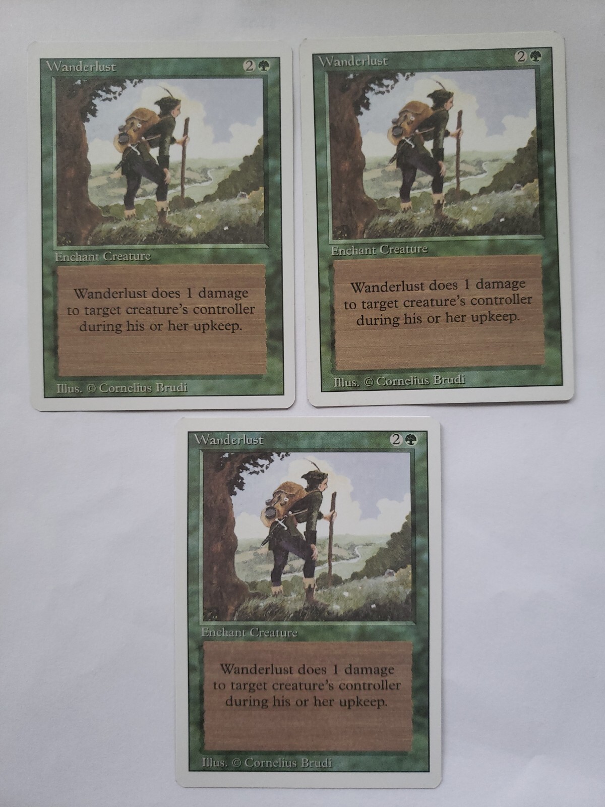 MTG Wanderlust Revised Edition Regular Uncommon | eBay