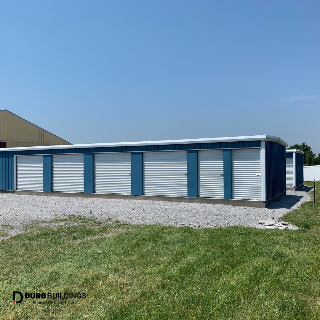 NEW DURO Steel Mini Self Storage 15x100x9.5 Metal Building Incl 10 Roll ...