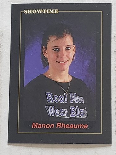 Manon Rheaume 1993 Showtime Promo Hockey Card | eBay