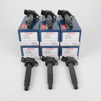 6PCS DENSO Ignition Coils 90919-02248 For 03-20 Toyota & Lexus I4 V6 ...