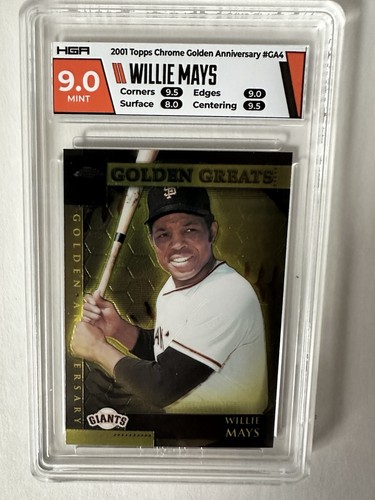 2001 Topps Chrome - Golden Anniversary #GA4 Willie Mays | eBay