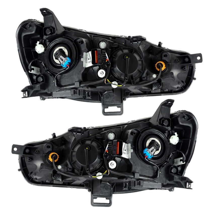 PAIR OF HALOGEN HEADLIGHTS FOR MITSUBISHI LANCER EVOLUTION DE ES GTS ...