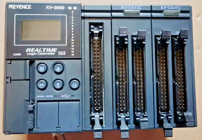 KEYENCE KV-3000+KV-C64XC & TC PLC CPU MODULES | eBay