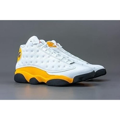 Nike Air Jordan 13 Retro White University Del Sol Black 414571-167 Mens ...