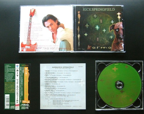 RICK SPRINGFIELD Karma +1 1998 JAPAN 1ST PRESS w/OBI VICP-60519 AOR ...