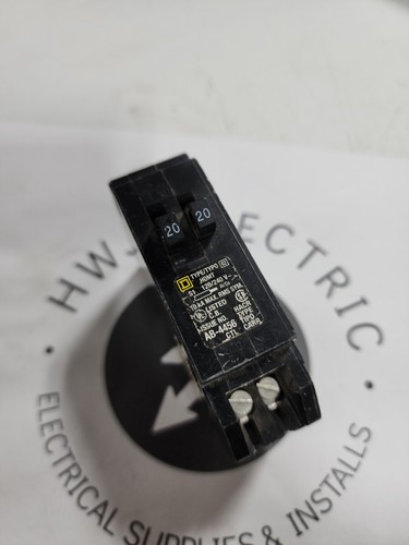 HOMELINE-SQUARE-D HOMT2020 Tandem Circuit 2×20AMP-20/20 Amp Space Saver ...