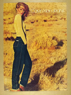 1980 Calvin Klein Jeans bruce weber photo vintage print Ad | eBay