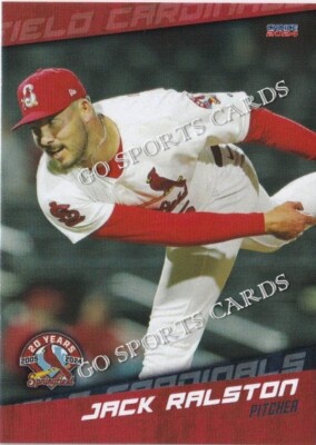 2024 Springfield Cardinals Jack Ralston RC Rookie St Louis Minor Card ...
