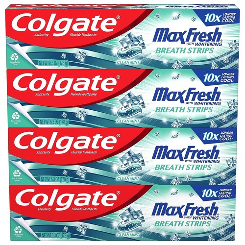Colgate Max Clean Whitening Smartfoam Toothpaste Effervescent Mint 6 Oz ...