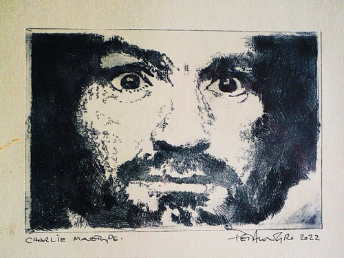 Charlie Manson Intaglio Drypoint Print Limited Edition of 25 prints | eBay