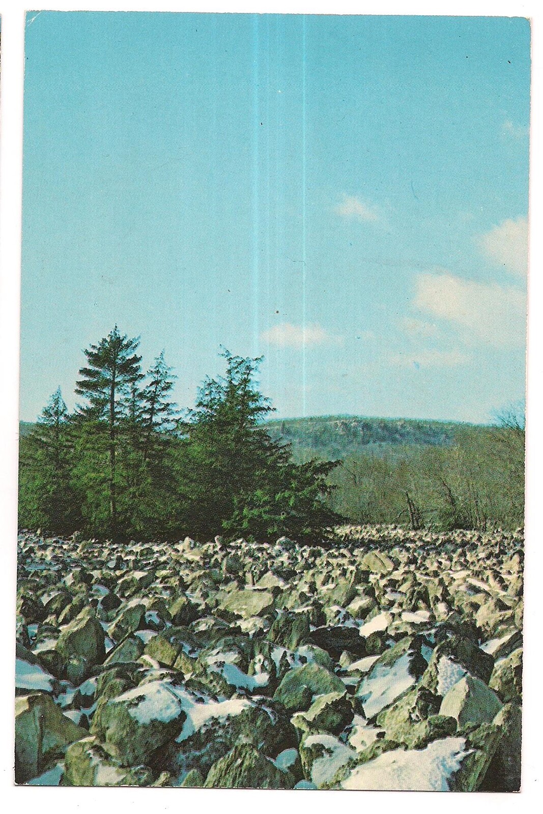 THE RIVER OF ROCKS Large Boulder Field Hawk Mountain Kempton PA ...