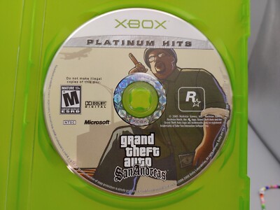 Grand Theft Auto: San Andreas Microsoft Xbox Platinum Hits - Tested ...