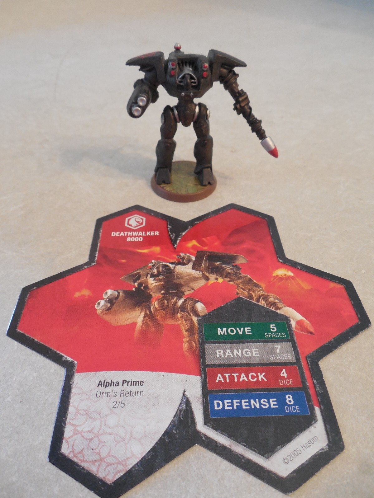 HEROSCAPE, DEATHWALKER 8000, ORM'S RETURN, UTGAR, 1 FIGURE & CARD, NO ...