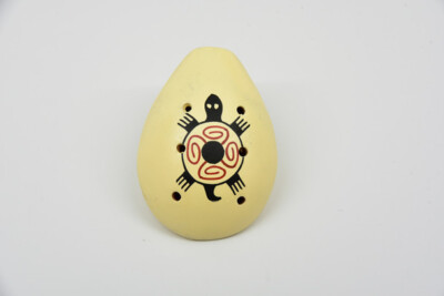 Ocarina - Turtle Frontier Collection, Native American Designs, 3" | eBay