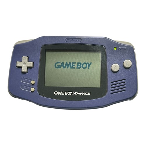 Nintendo Game Boy Advance AGB-001 Indigo Console Tested Works Authentic ...