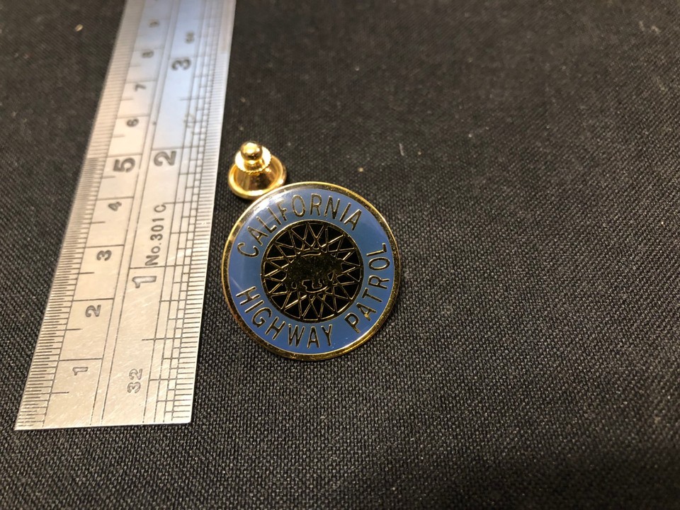 California Highway Patrol Pin - CHP - Blue - Nice Enamel Finish - Great ...