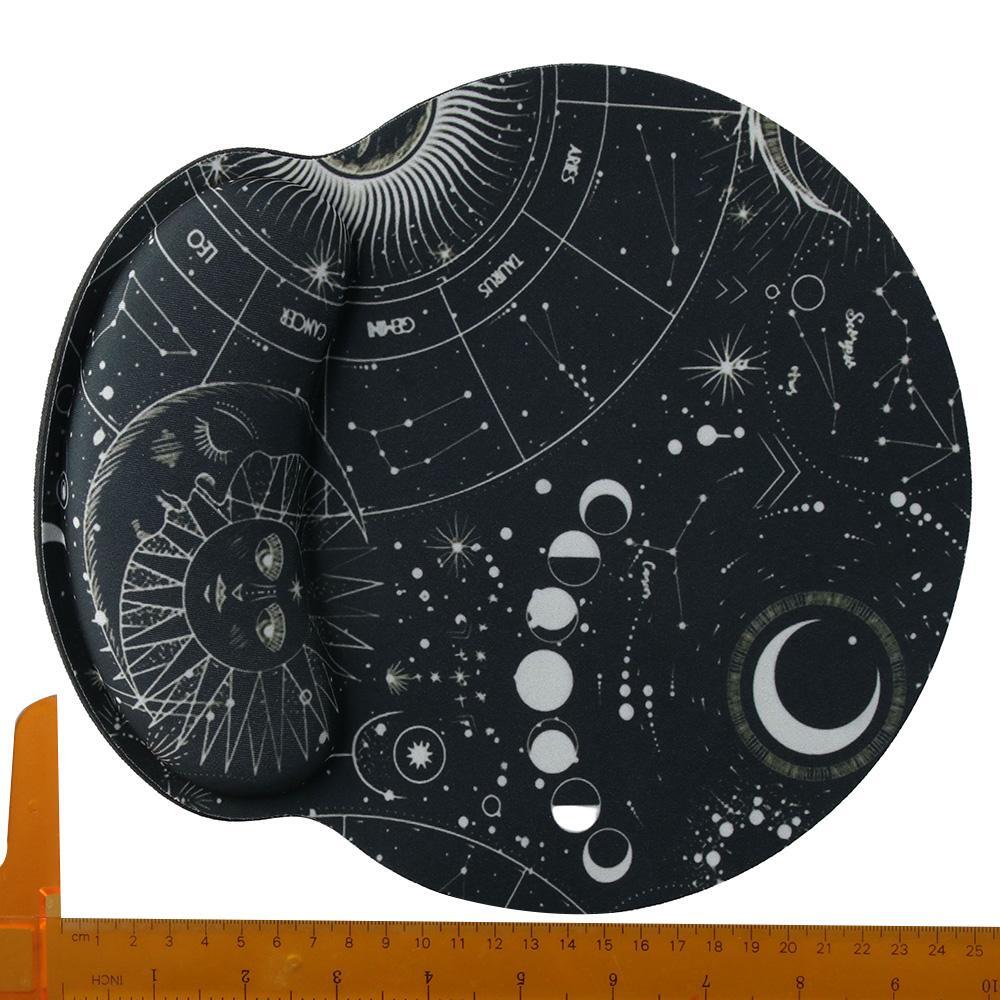 Ergonomic Wrist Support Moon Mouse Mat Mice Pad Typing and Pain Relief ...
