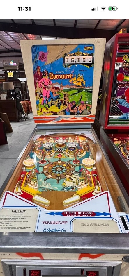Buccaneer Pinball Machine | eBay