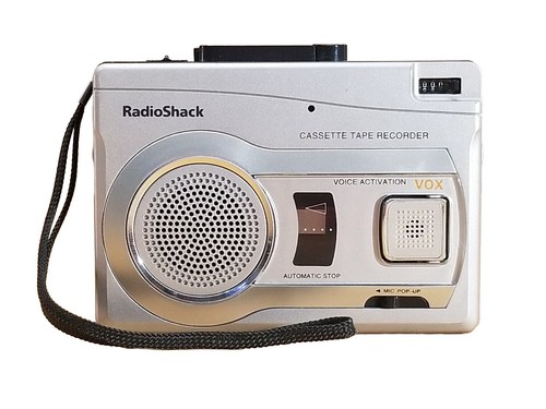 Radio Shack CTR-122 14-1129 Voice Activated Cassette Tape Recorder ...