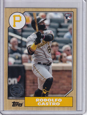 2022 Topps Series 1 Rodolfo Castro T87-26 Rookie Card RC, Pittsburgh ...