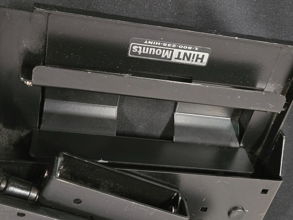 Police Console Computer Mount Mount Sliding Tray Hint Mounts Black | eBay