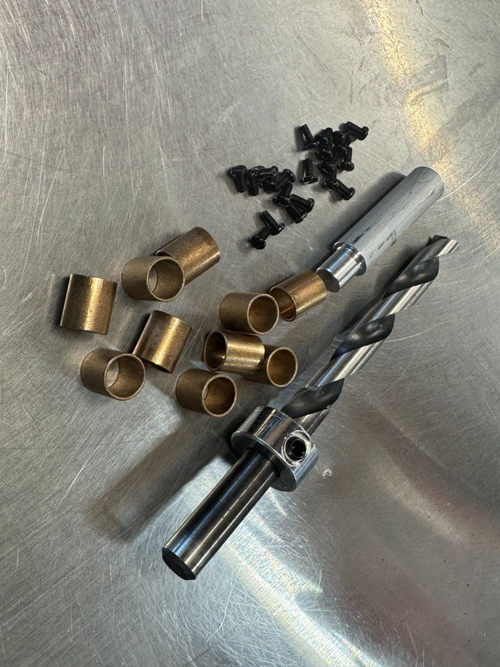 Throttle Shaft Bushing Kit for 3/8" shafts, Bushings, Screws Qjet and ...