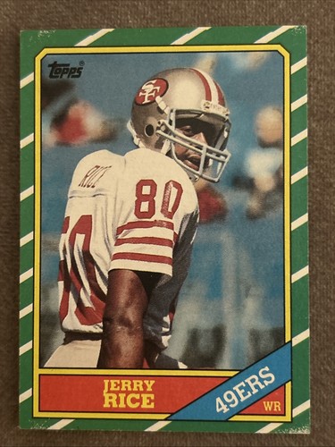 Jerry Rice 1986 Topps RC Rookie Card #161 San Francisco 49ers | eBay