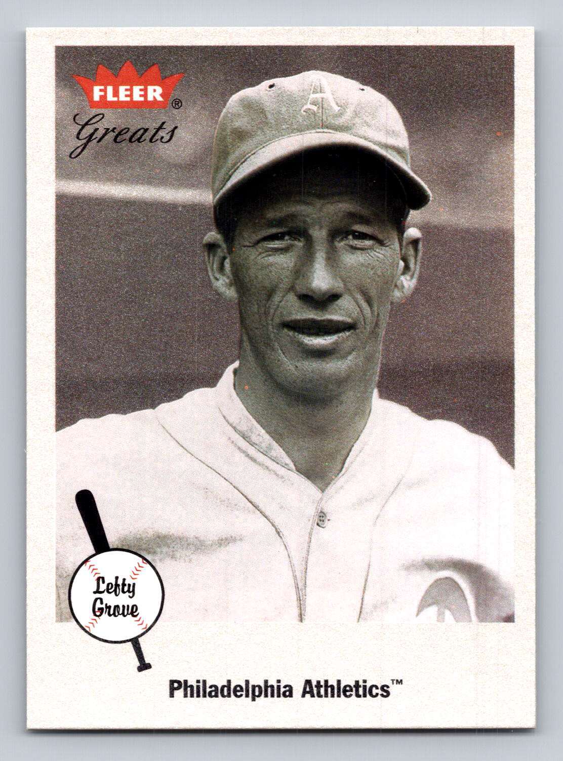 2002 Fleer Greats of the Game #51 Lefty Grove Athletics | eBay