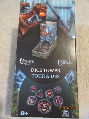 Campaign Dice Tower with Dice Spin Master Games RPG Accessory New | eBay