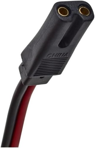 CB RADIO POWER LEAD CORD 2 PIN - 2 METRE CABLE - 4 AMP FUSE - CIGARETTE ...