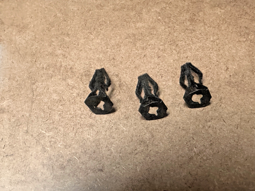 92-96 Ford F150 F250 F350 BRONCO - Instrument Cluster Bezel Clips OEM 3 ...