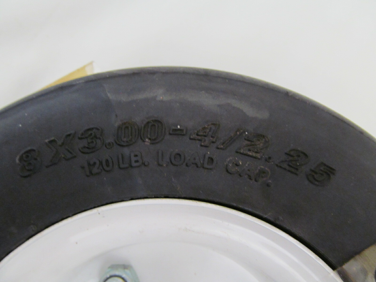 OEM WALKER MOWER PART 5715-23 NO FLAT GREASABLE CASTER WHEEL ASSEMBLY ...