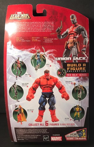 MARVEL LEGENDS UNION JACK TARGET EXCLUSIVE RED HULK LOOK!!!! | eBay