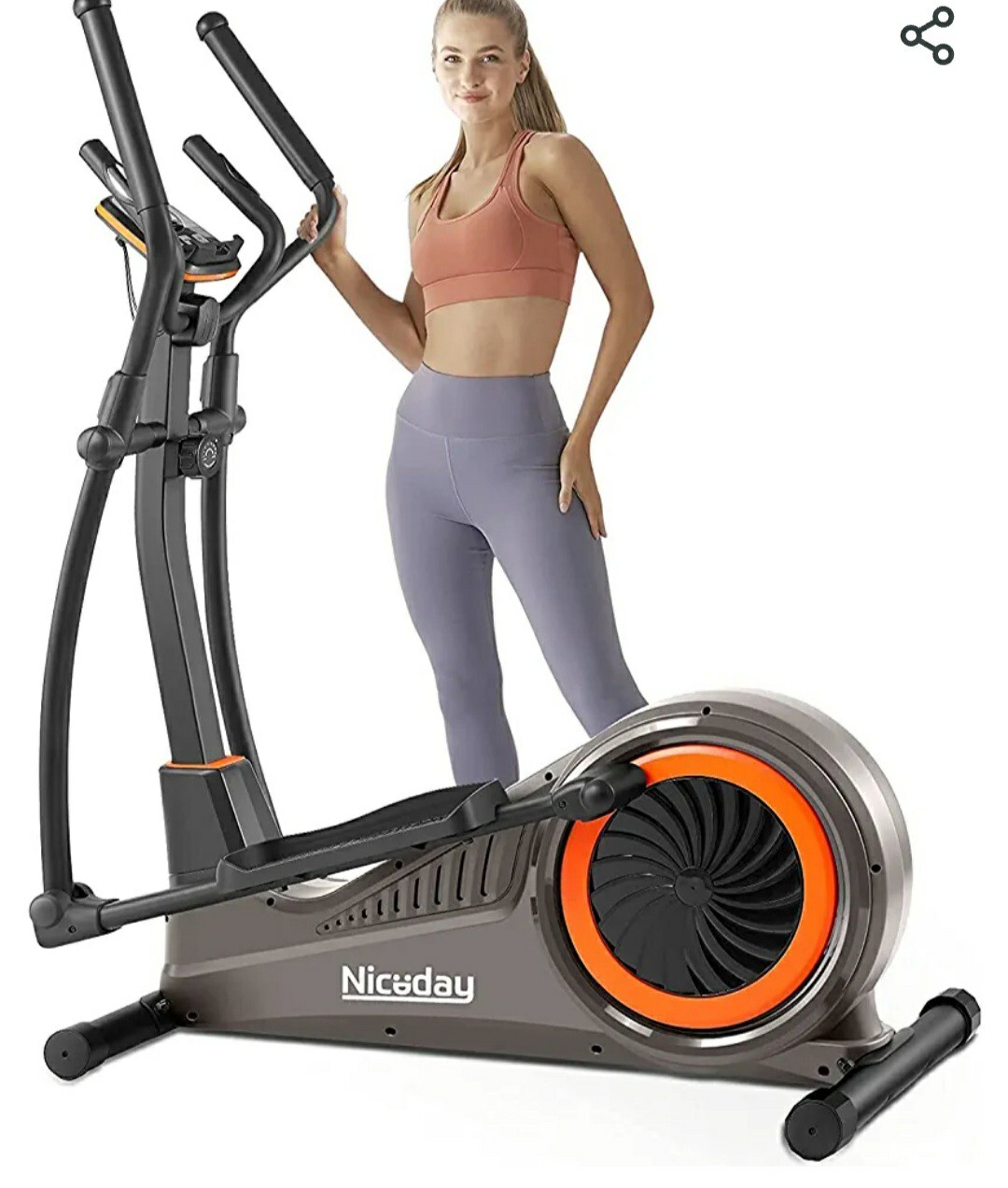 Niceday Elliptical Machine, Cross Trainer Hyper-Quiet Magnetic Drive ...
